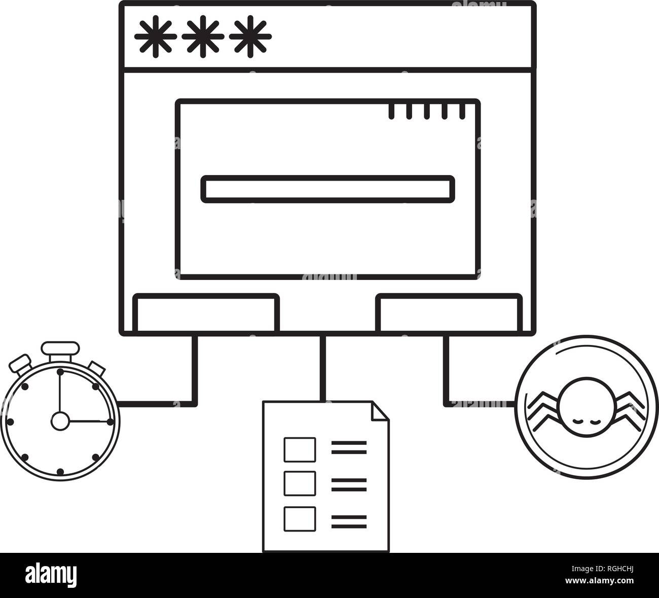 technology computing cartoon Stock Vector Image & Art - Alamy