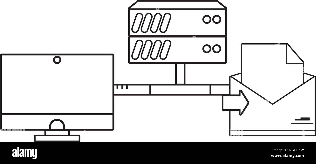 technology computing cartoon Stock Vector Image & Art - Alamy