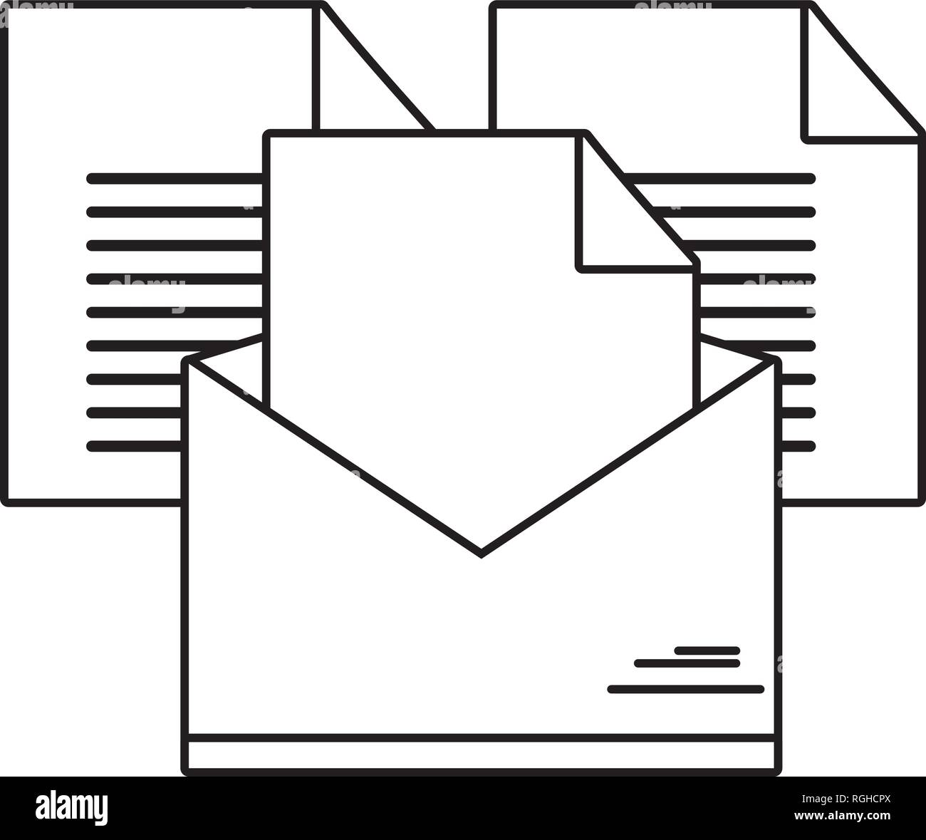 email open cartoon Stock Vector Image & Art - Alamy