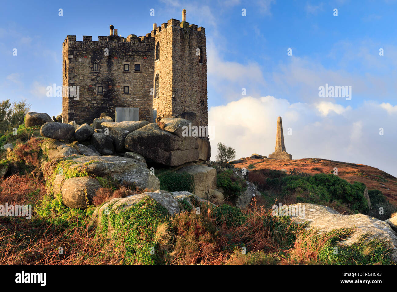 Carn brea castle hi-res stock photography and images - Alamy
