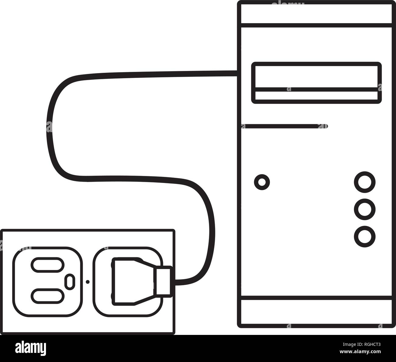 technology computing cartoon Stock Vector Image & Art - Alamy