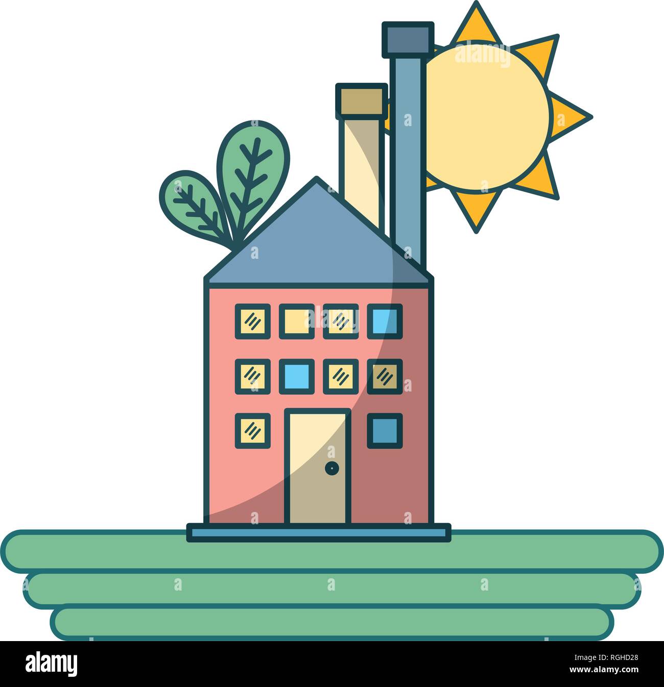 green energy industry cartoon Stock Vector Image & Art - Alamy