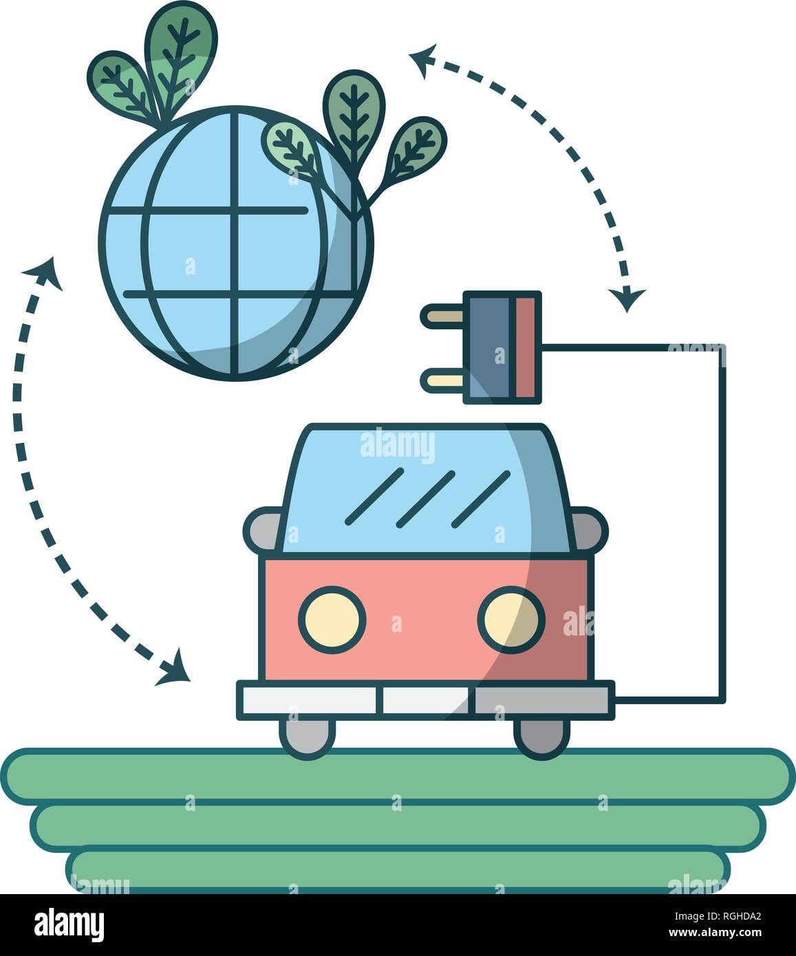 green energy cartoon Stock Vector Image & Art - Alamy