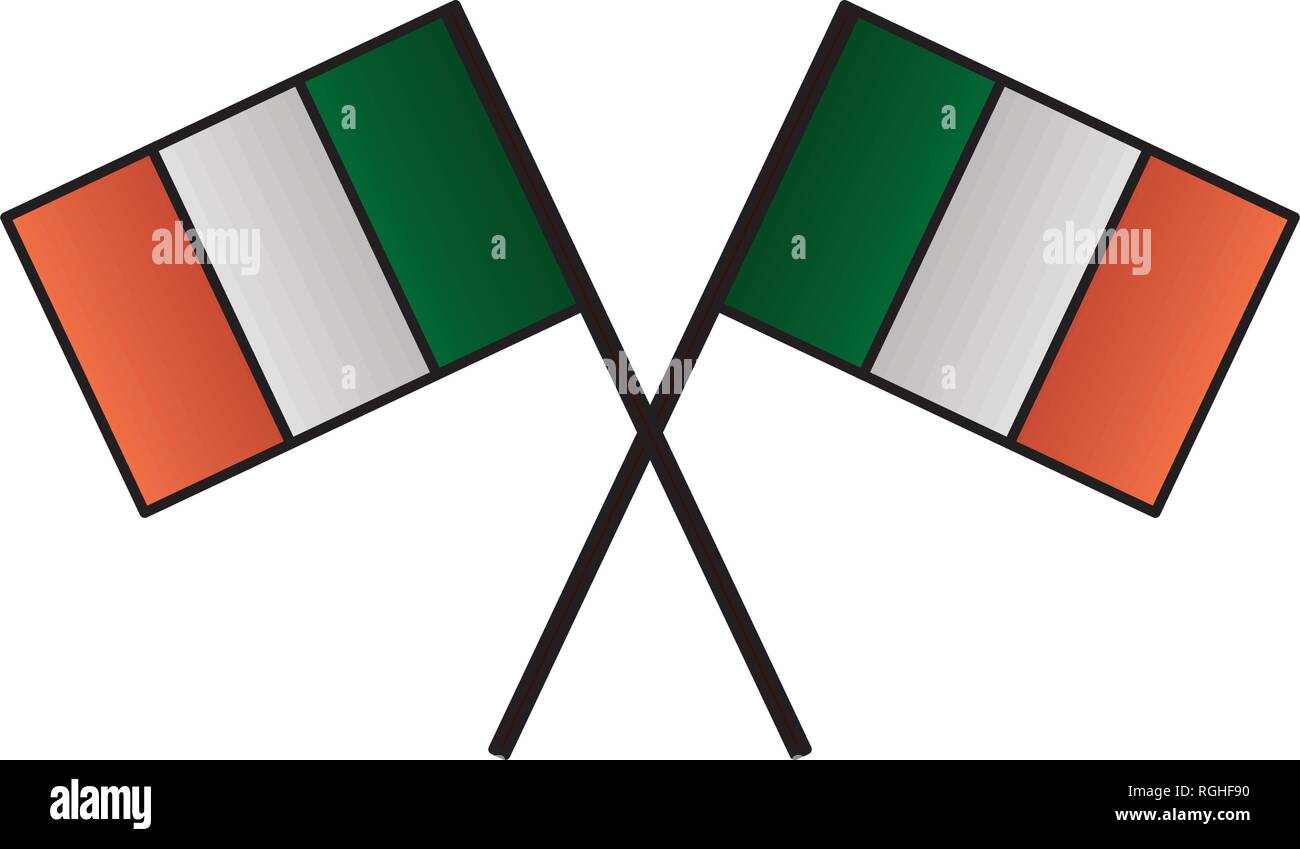 Irish British Flags High Resolution Stock Photography and Images - Alamy