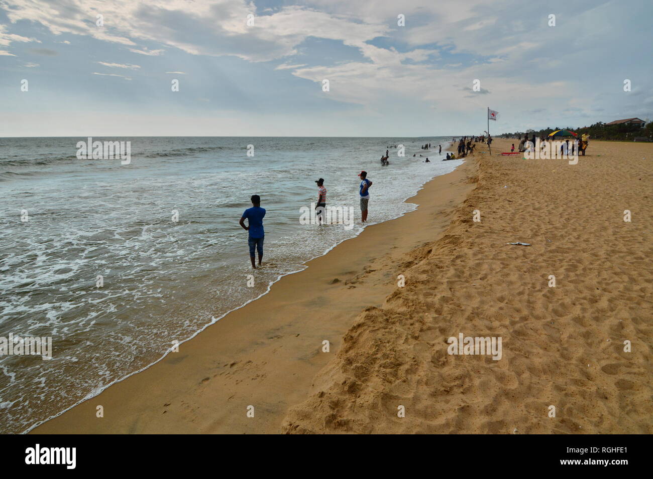 The beach. Negombo. Sri Lanka Stock Photo - Alamy
