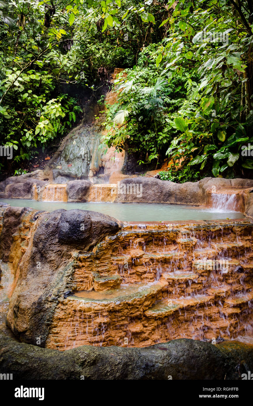 Volcanic Hot Springs in Costa Rica Stock Photo - Alamy