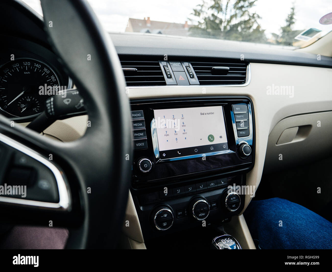 Screen infotainment hi-res stock photography and images - Alamy