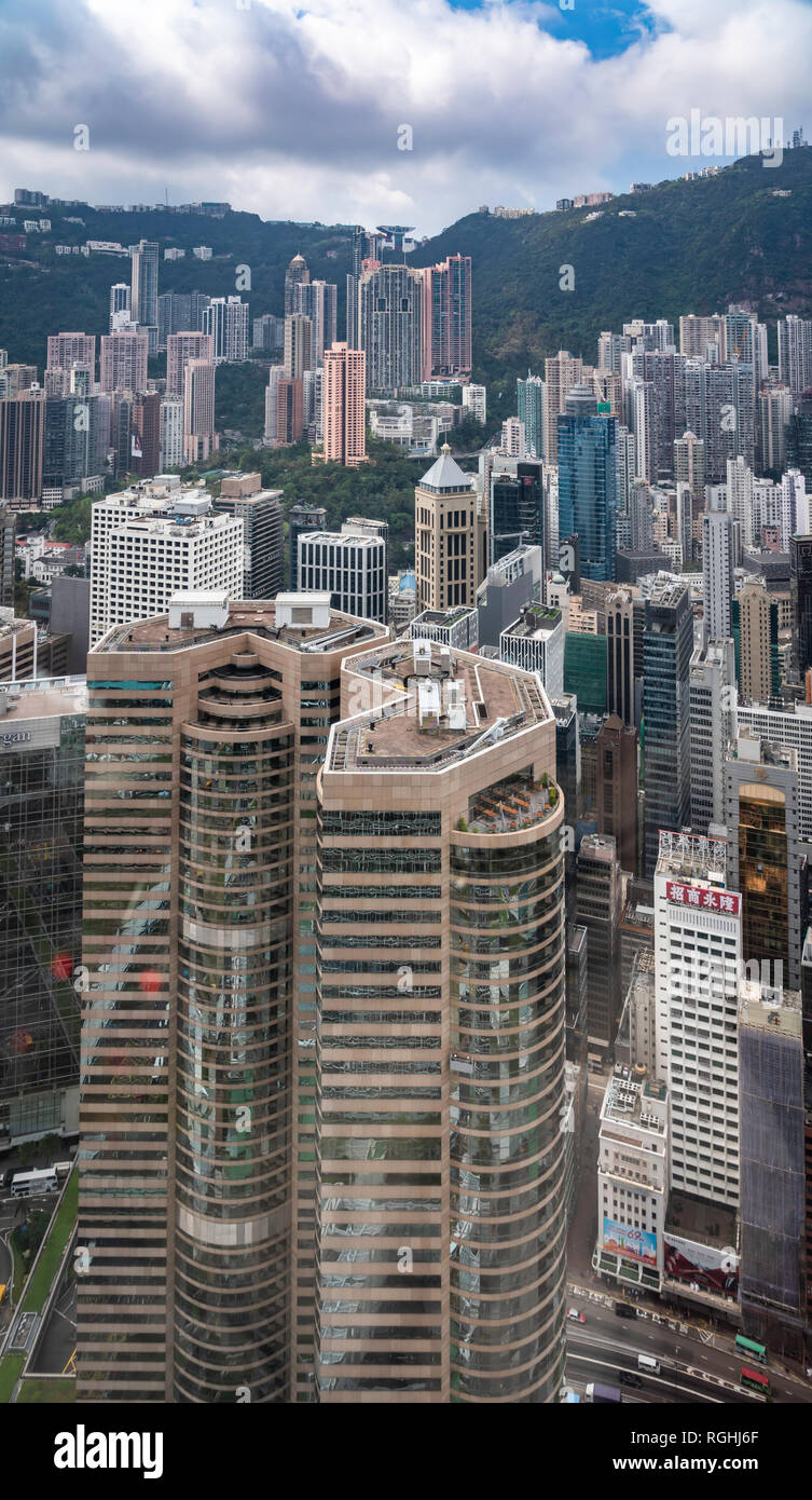 Aerial concrete buildings hong kong hi-res stock photography and images ...