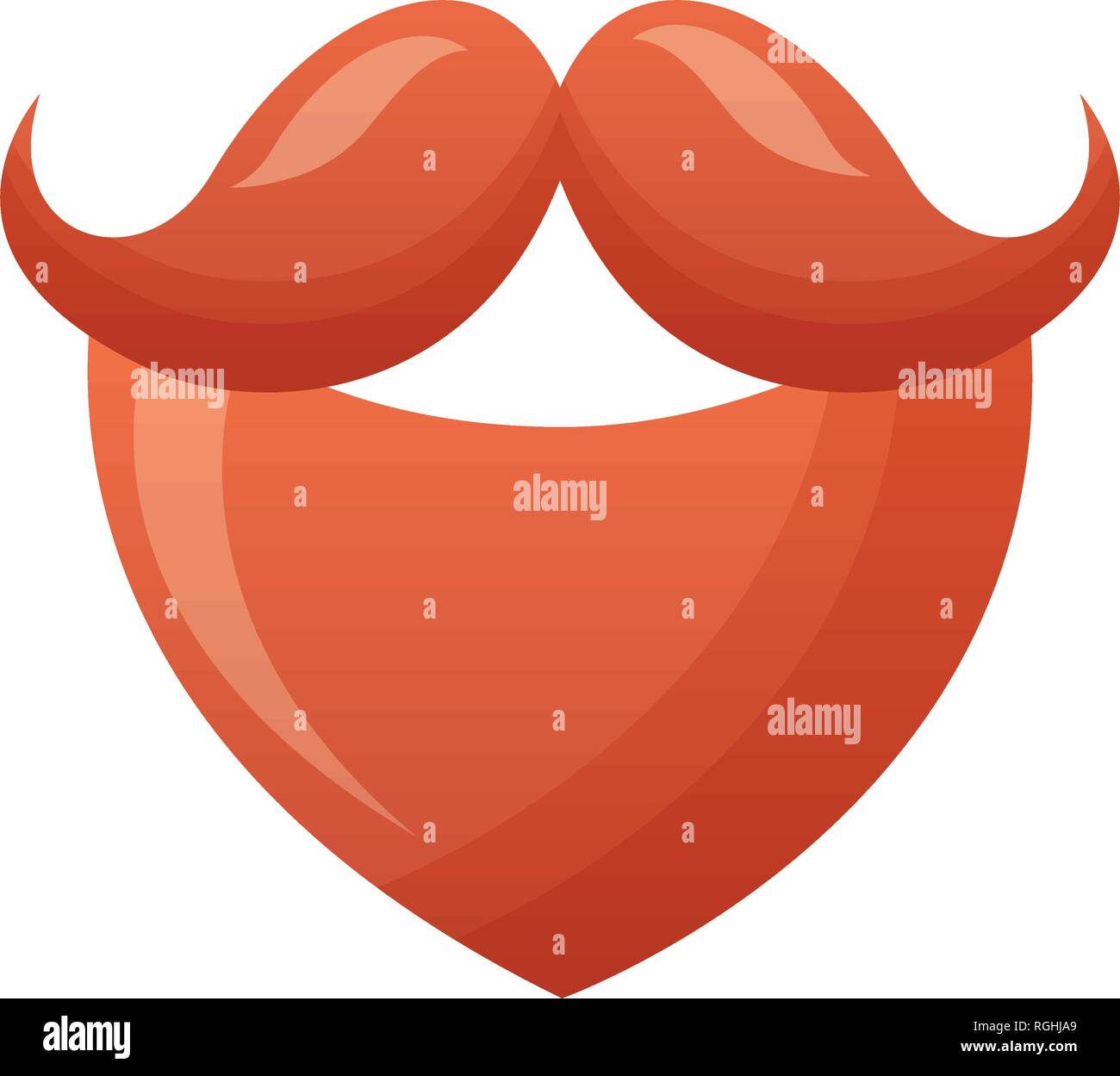 Ginger bearded Stock Vector Images - Alamy