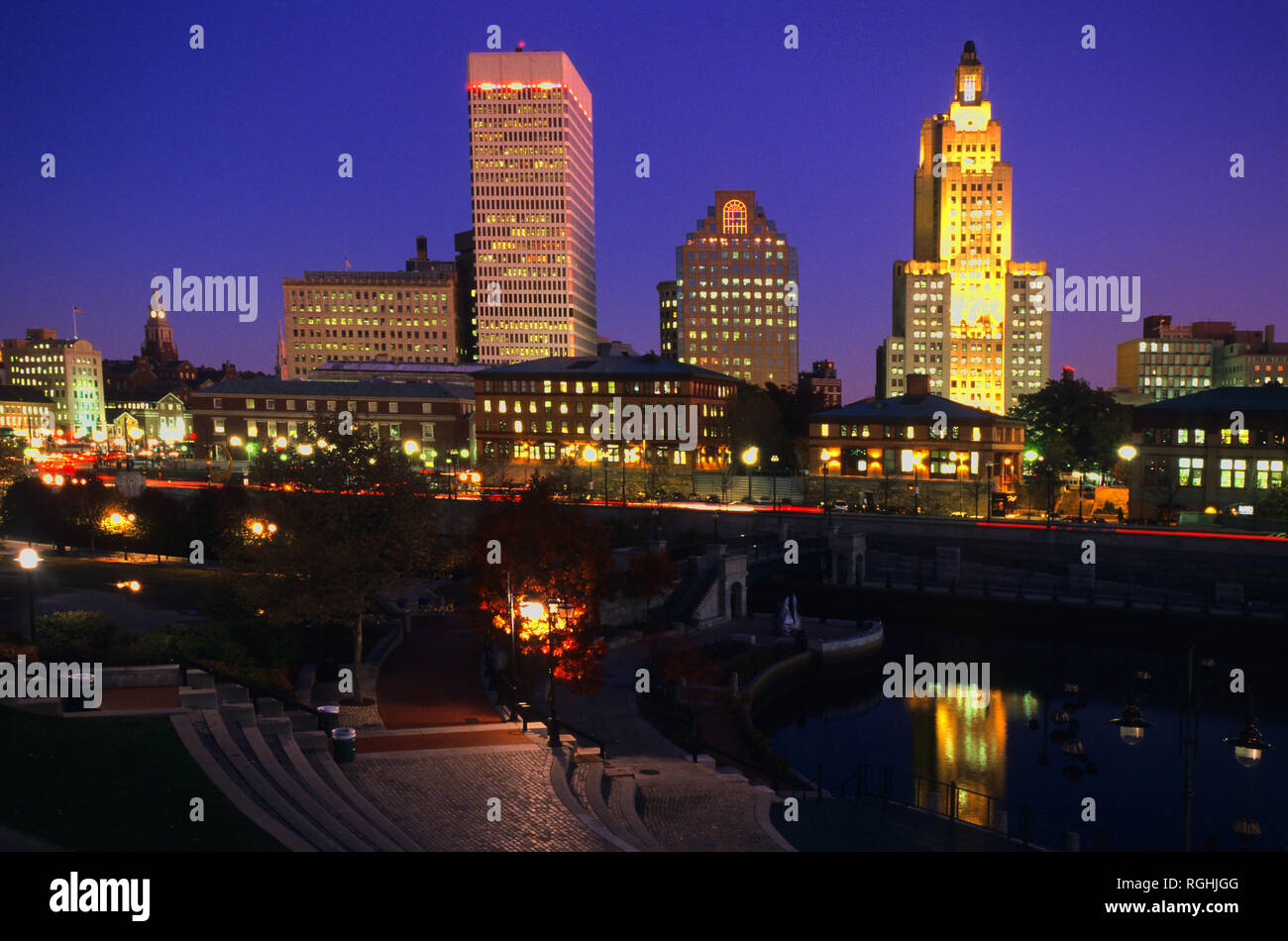 Providence skyline hi-res stock photography and images - Alamy