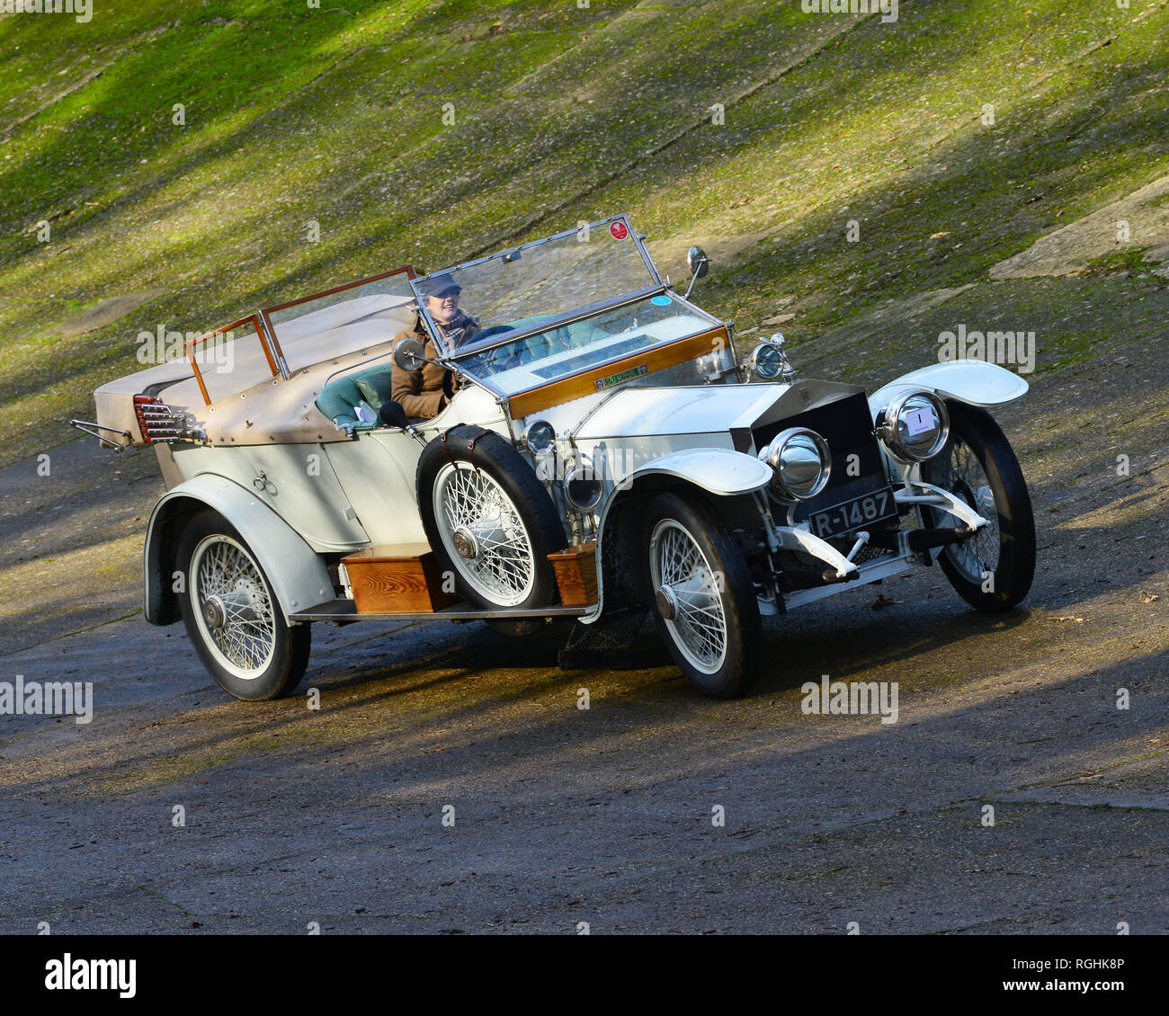 Katie Forrest, Rolls Royce Silver Ghost, Vintage Sports Car Club, VSCC ...