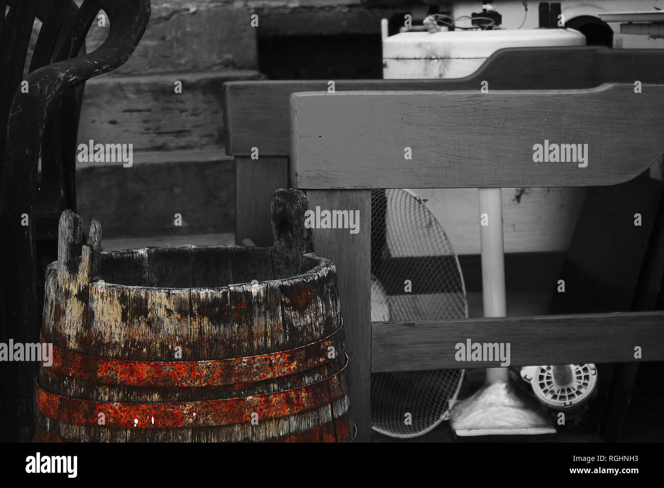 Garbage barrel hi-res stock photography and images - Alamy