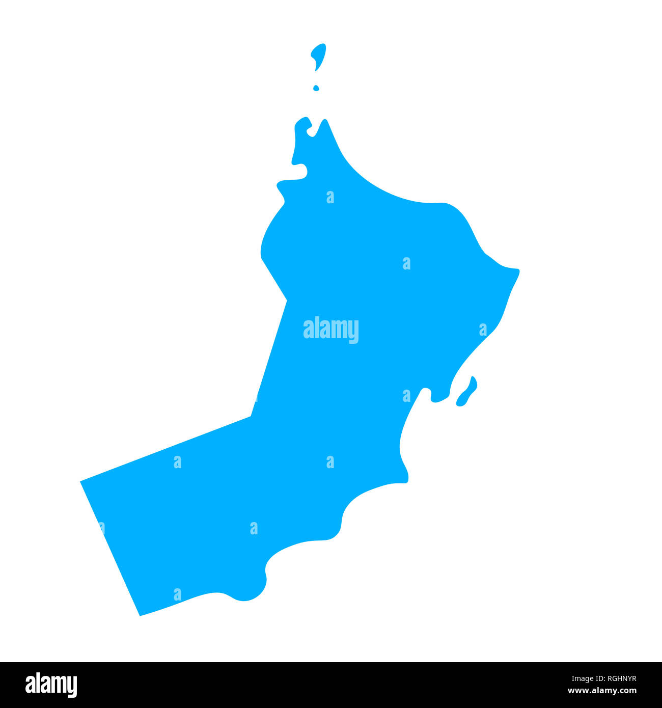 Oman Map High Resolution Stock Photography and Images - Alamy