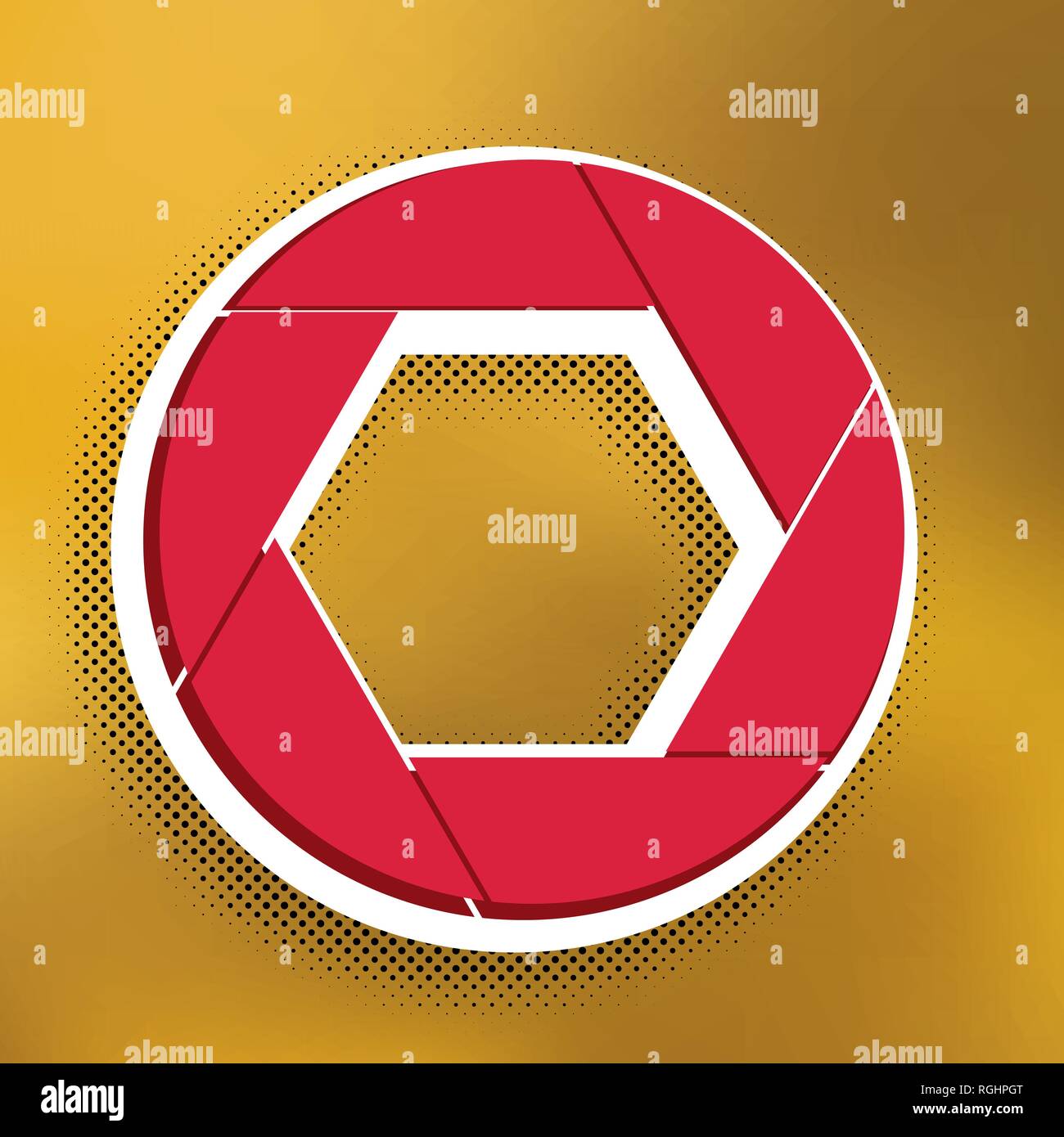 Black white photo golden Stock Vector Images - Alamy