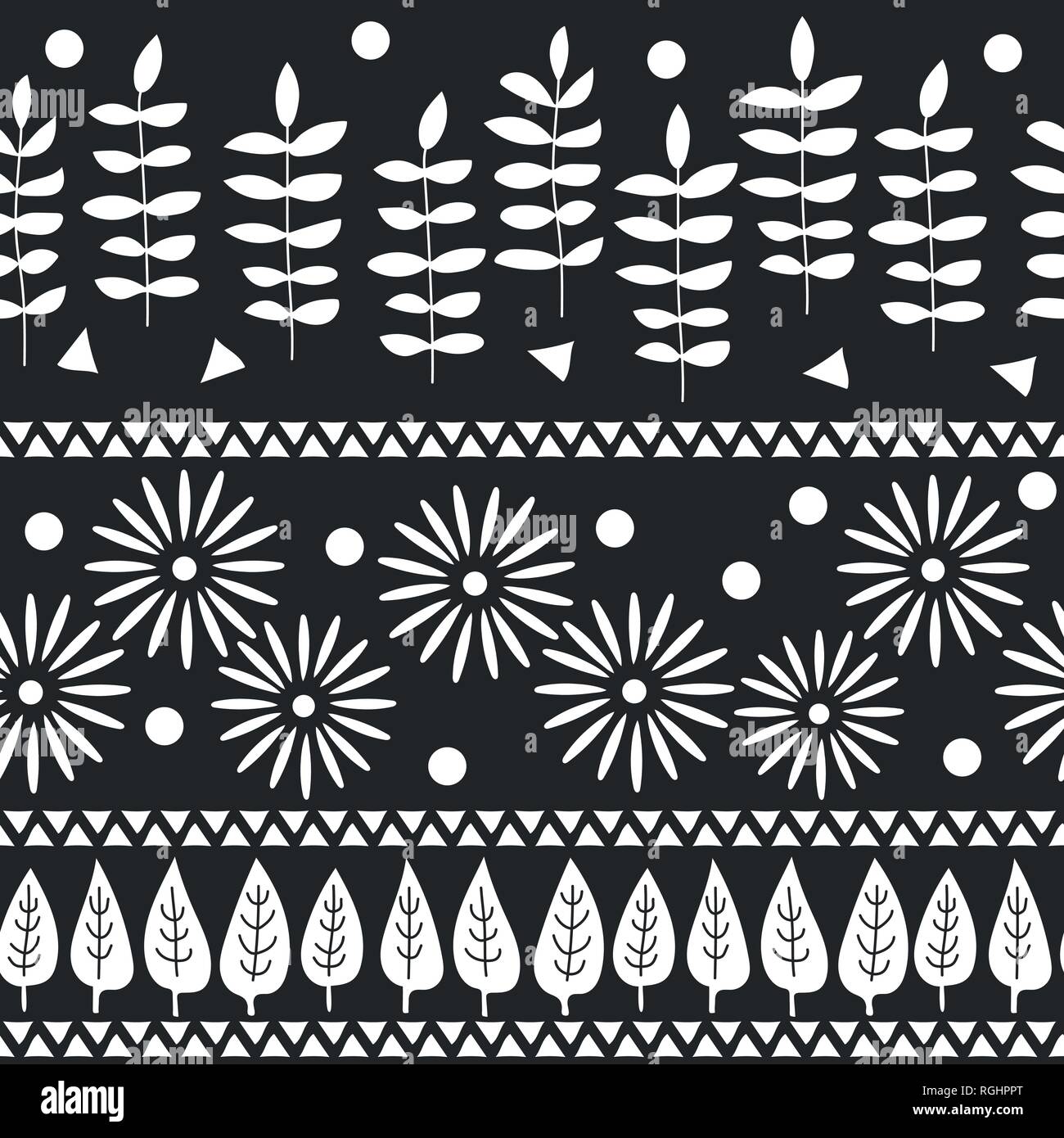 Vector seamless pattern. Greeting card backdrop design. Hand drawn ...