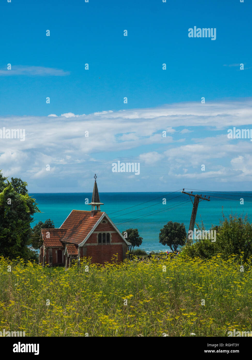 St Abraham’s Church, Waipiro Bay, East Cape, North Island, New Zealand ...