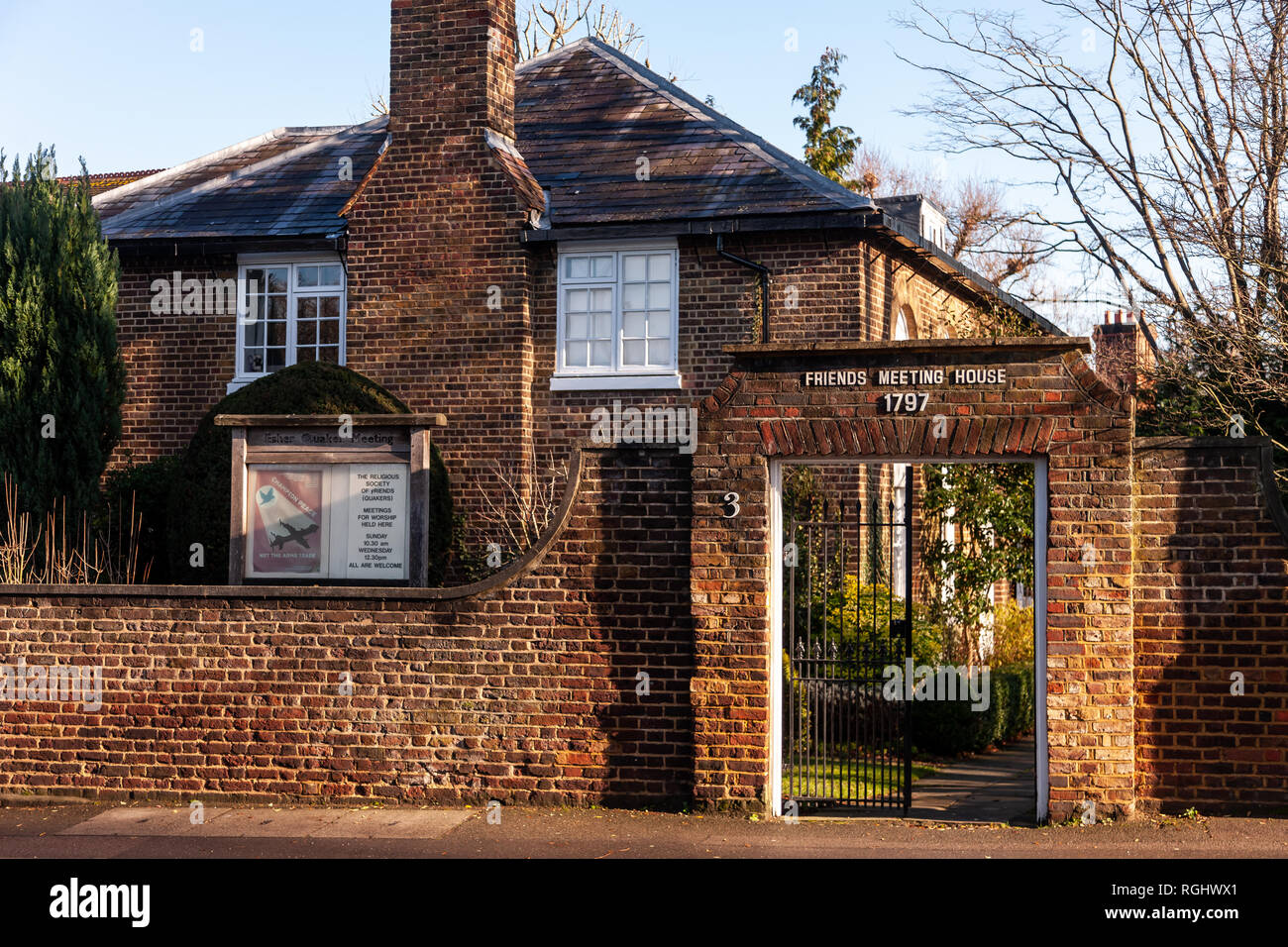 Esher, England - January 21, 2019. Located just outside of London ...