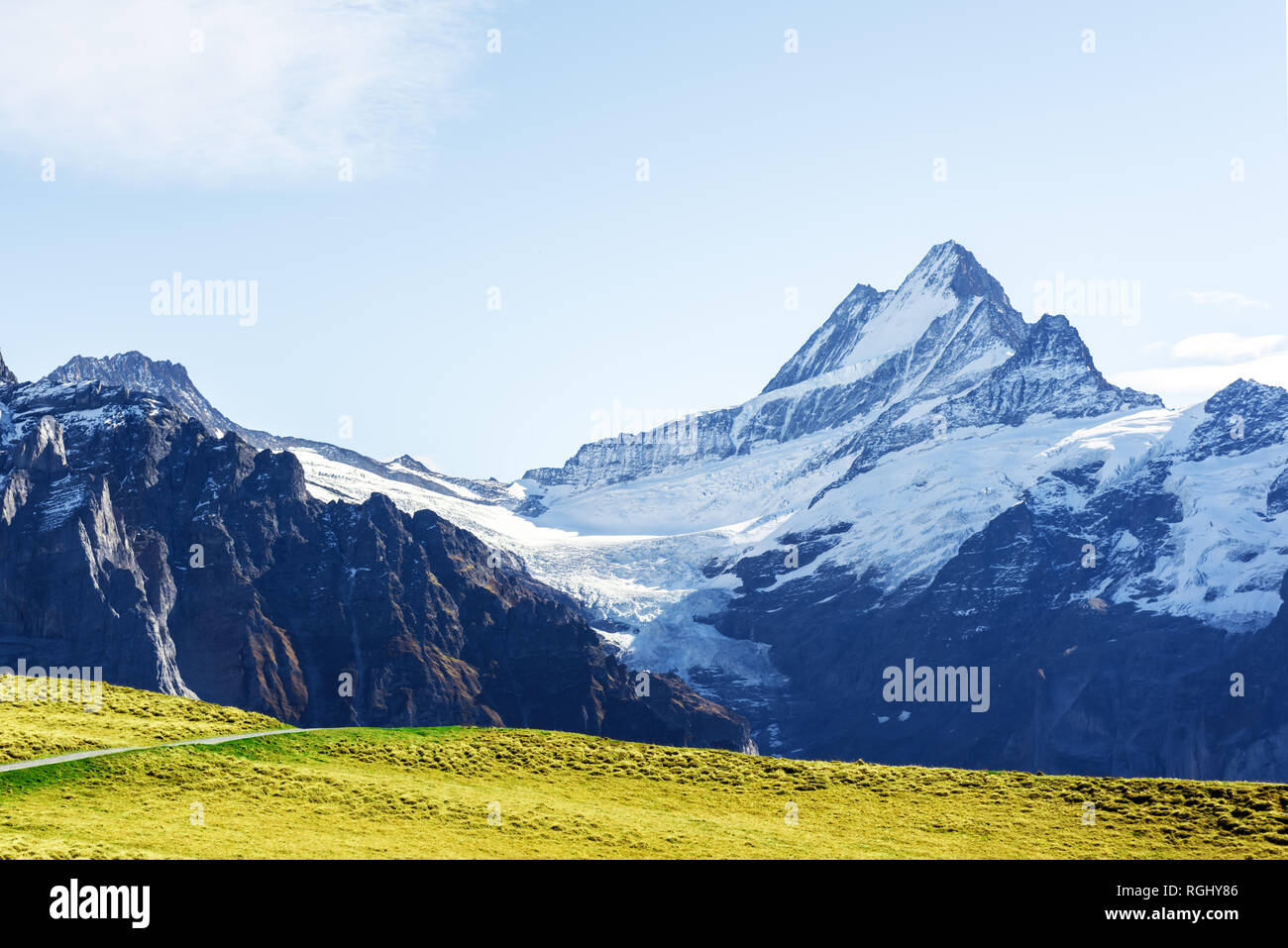 Switzerland spring mountain hi-res stock photography and images - Alamy