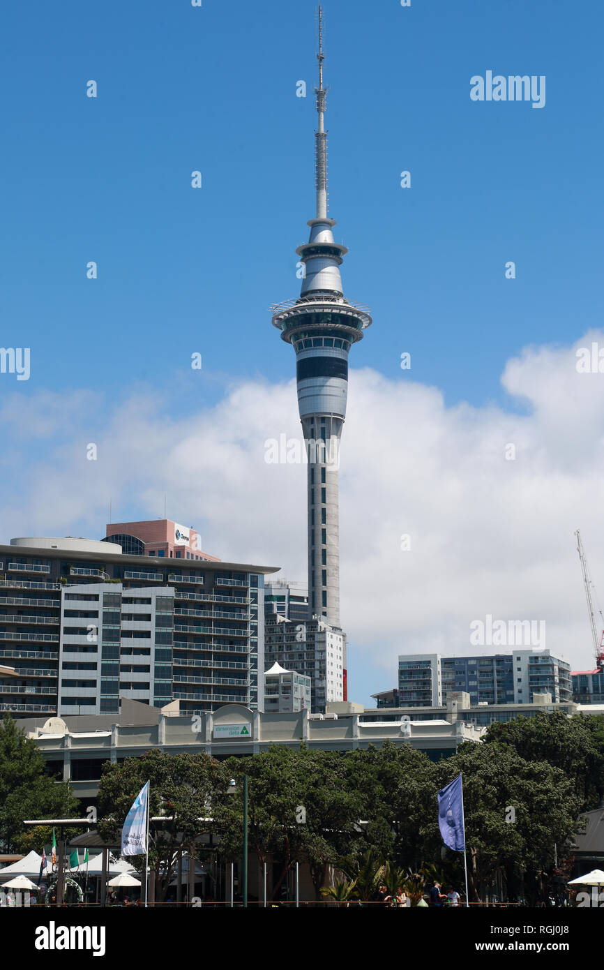Auckland's Sky Tower, New Zealand Stock Photo - Alamy