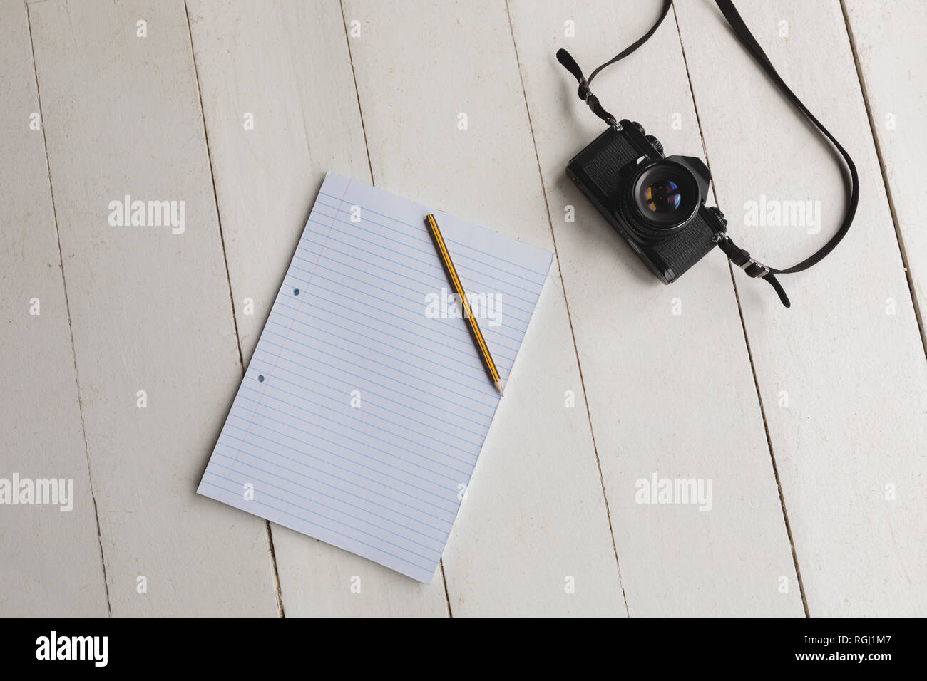 Surface wood yellow pencil hi-res stock photography and images - Alamy