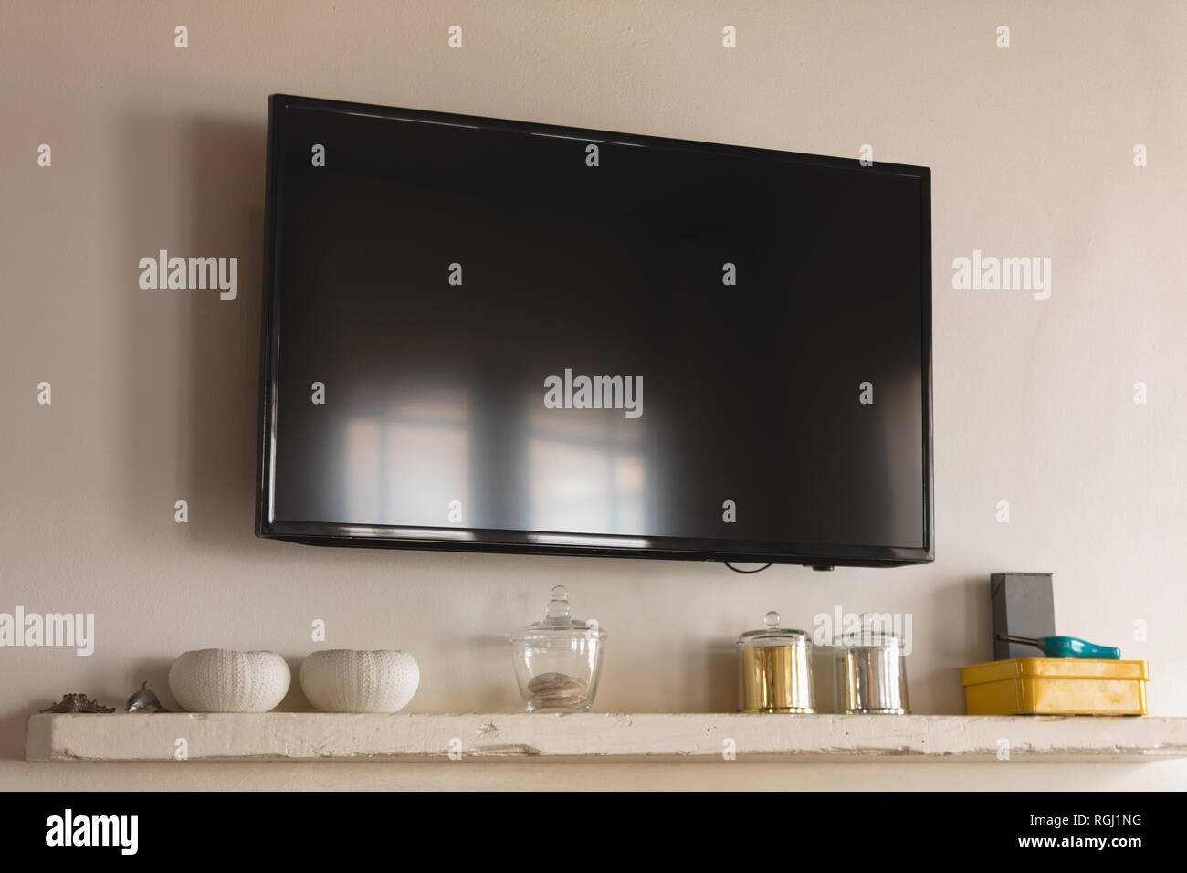 LED television at home Stock Photo - Alamy