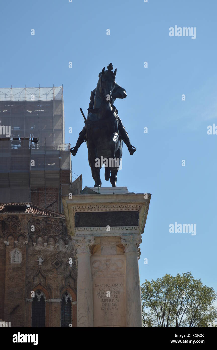 Monument to bartolomeo colleoni hi-res stock photography and images - Alamy