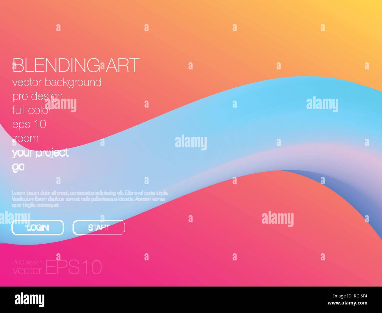 Abstract blend background. Stock vector. Template for web Stock Vector ...