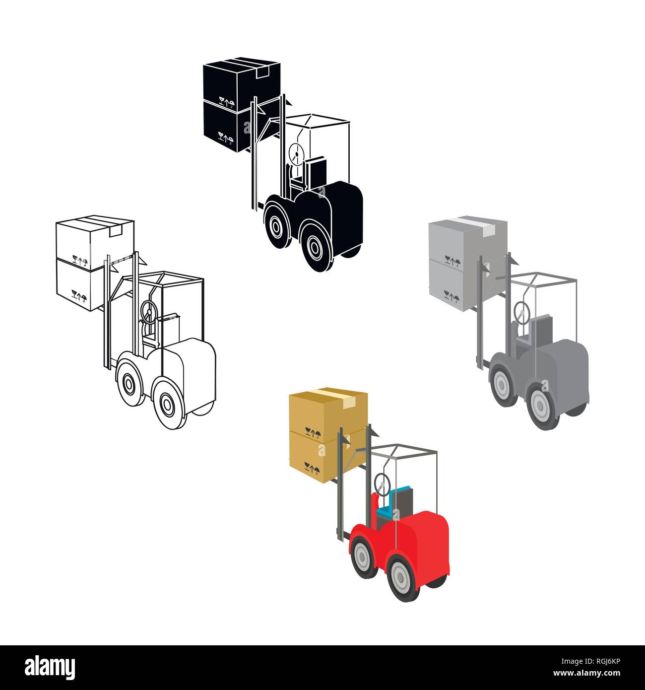 box,cargo,carting,cartoon,delivery,equipment,goods,hauling,icon ...