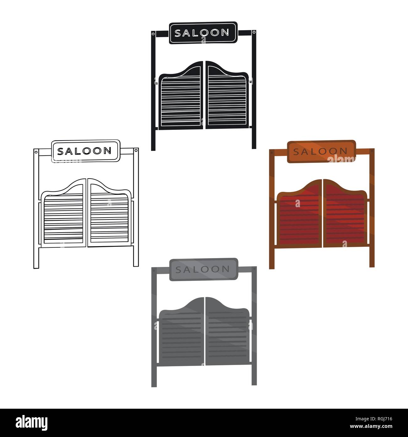 The barroom Stock Vector Images - Alamy