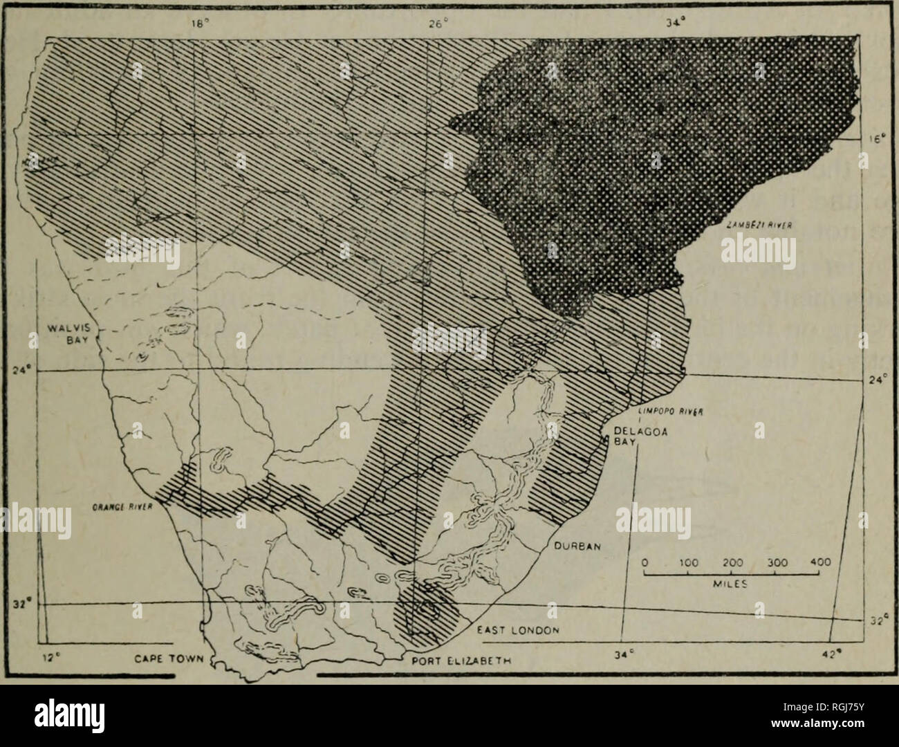 Map of zululand hi-res stock photography and images - Alamy