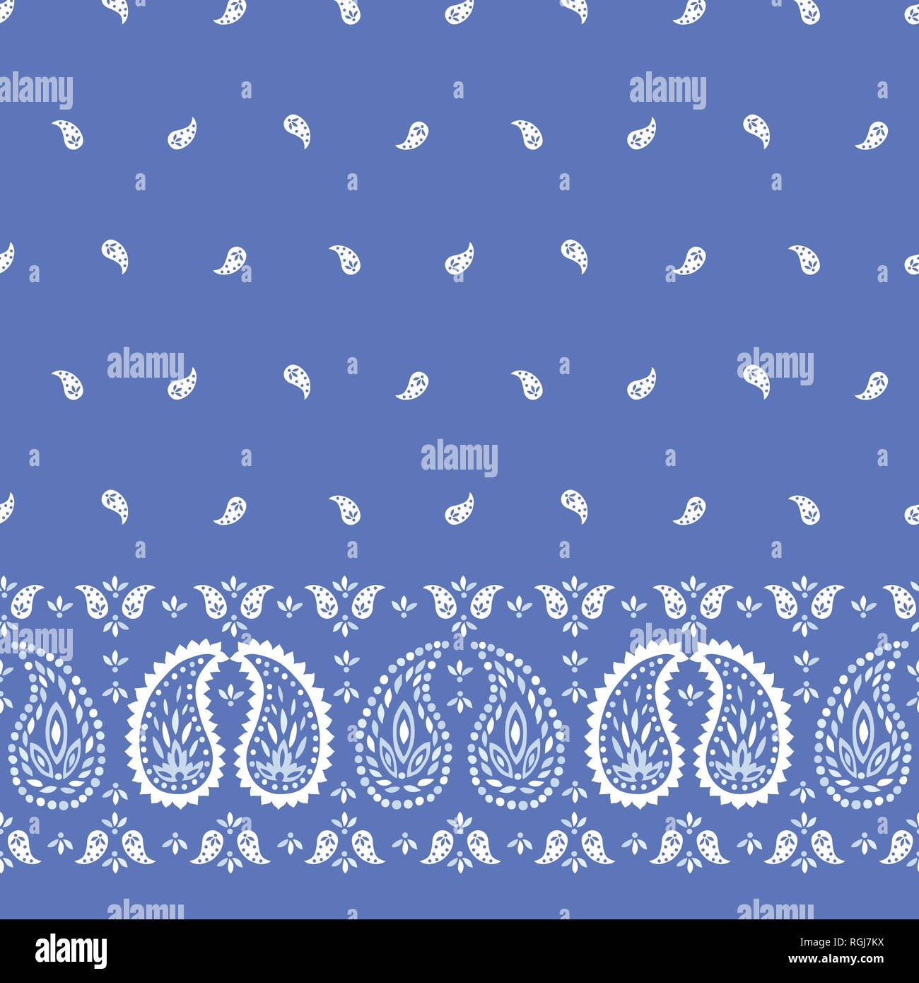 Paisley Bandana Border