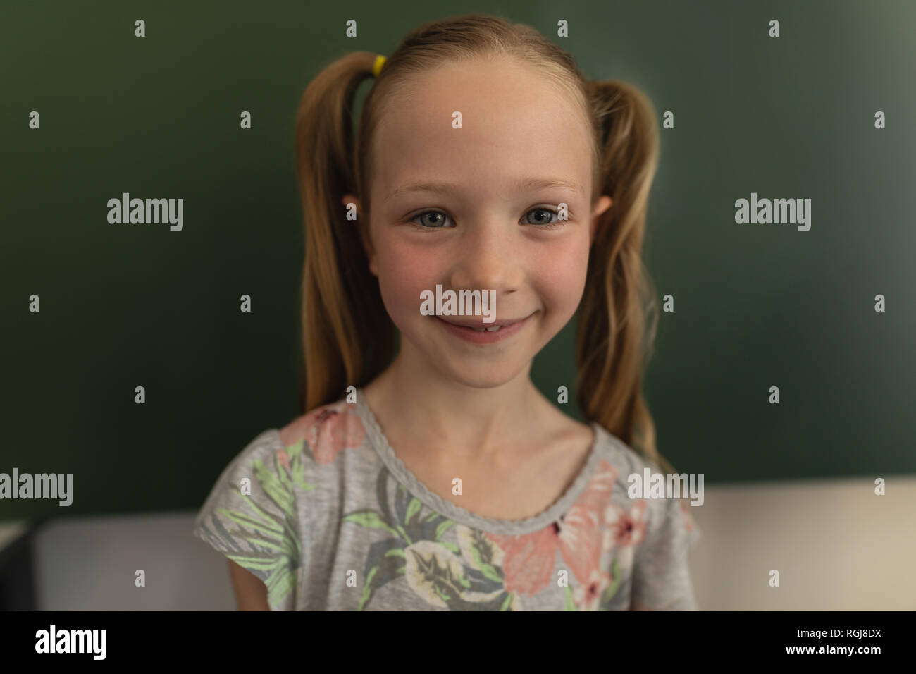 Innocent girl in school hi-res stock photography and images - Alamy