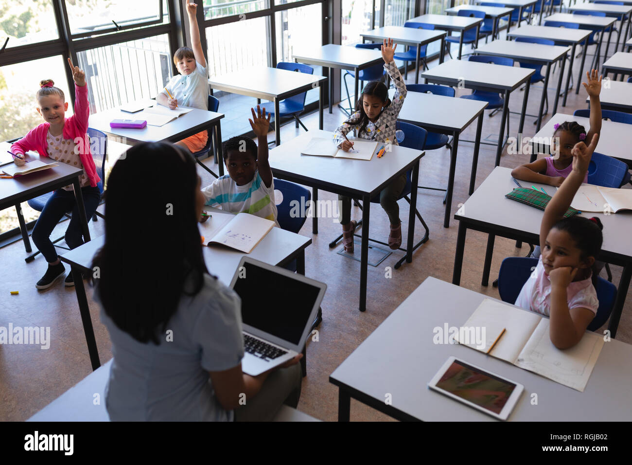 High School Kids In Classroom