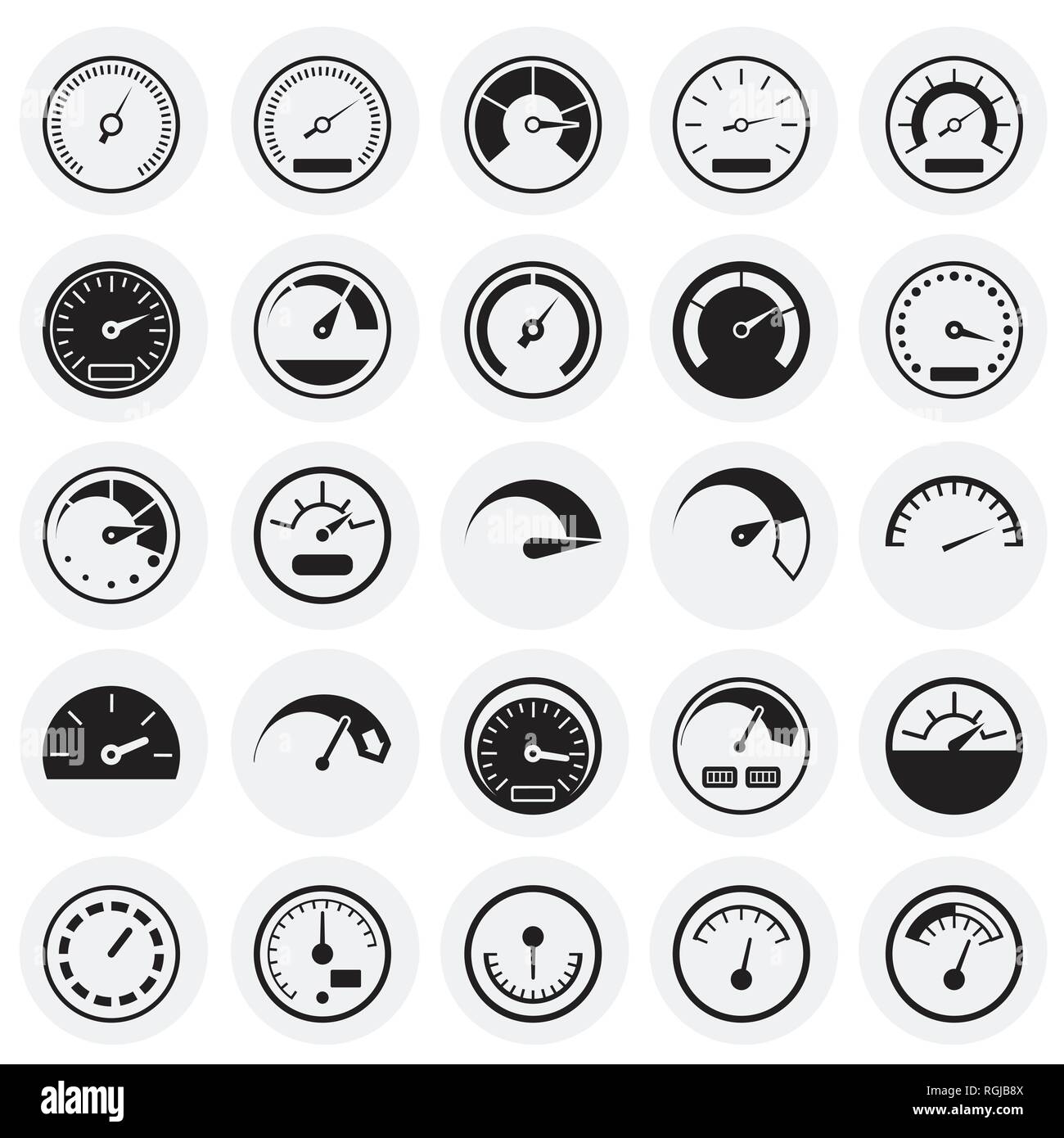 Gauge circles Cut Out Stock Images & Pictures - Alamy