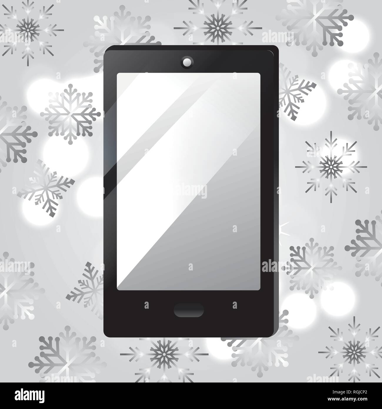 smartphone gift cartoon Stock Vector Image & Art - Alamy