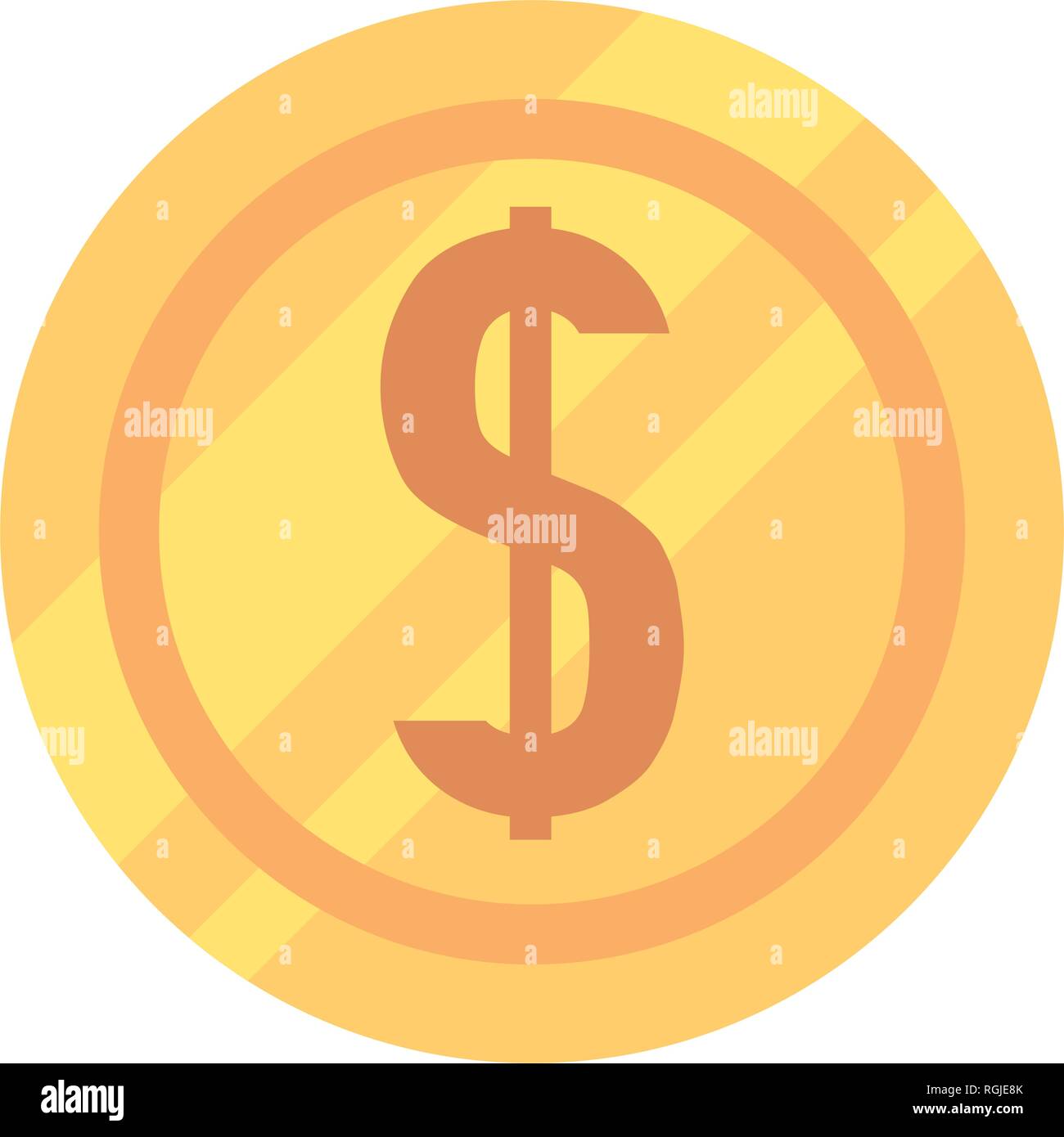 money coin cartoon Stock Vector Image & Art - Alamy