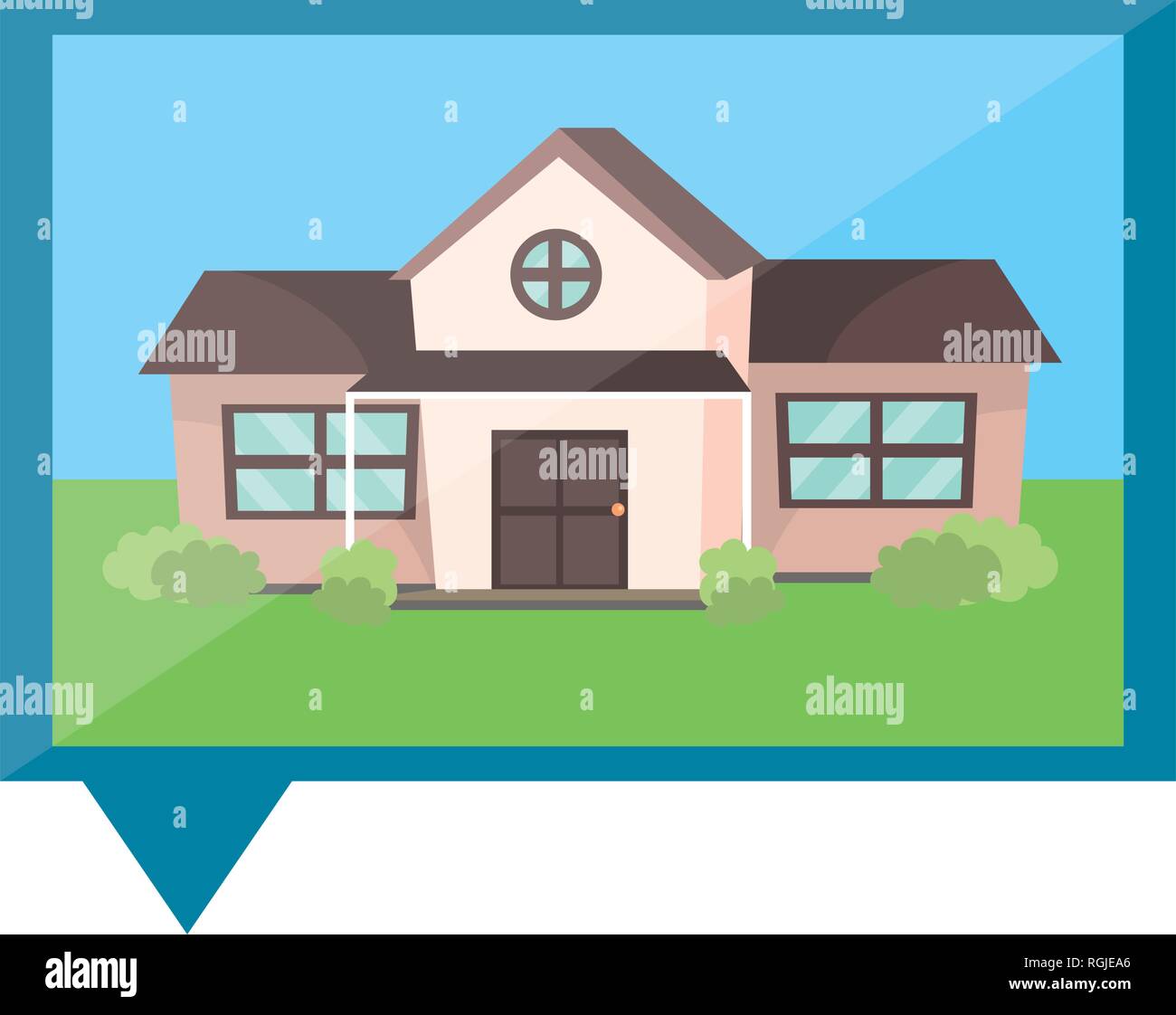 real state cartoon Stock Vector Image & Art - Alamy