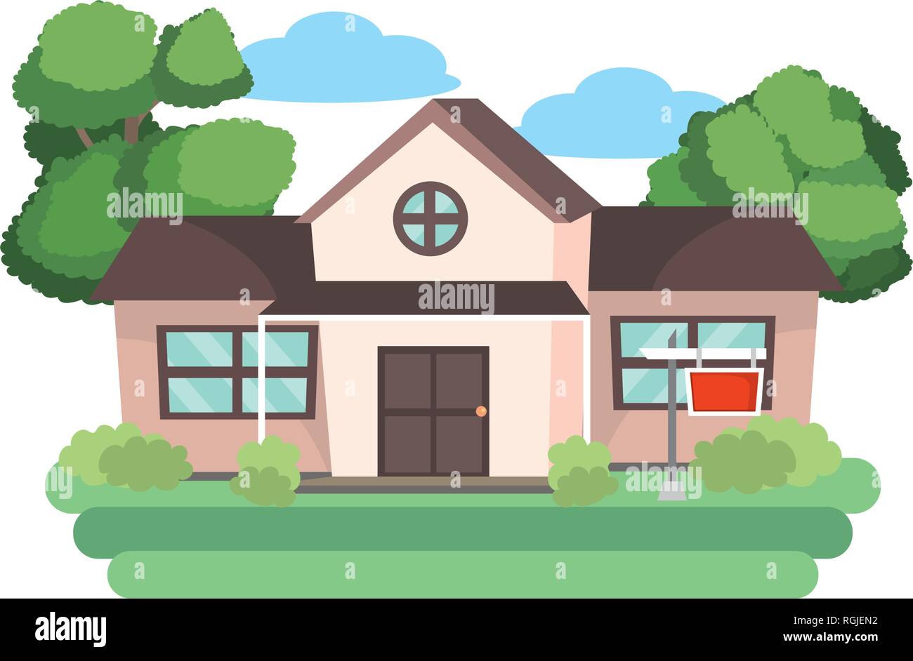 real state cartoon Stock Vector Image & Art - Alamy