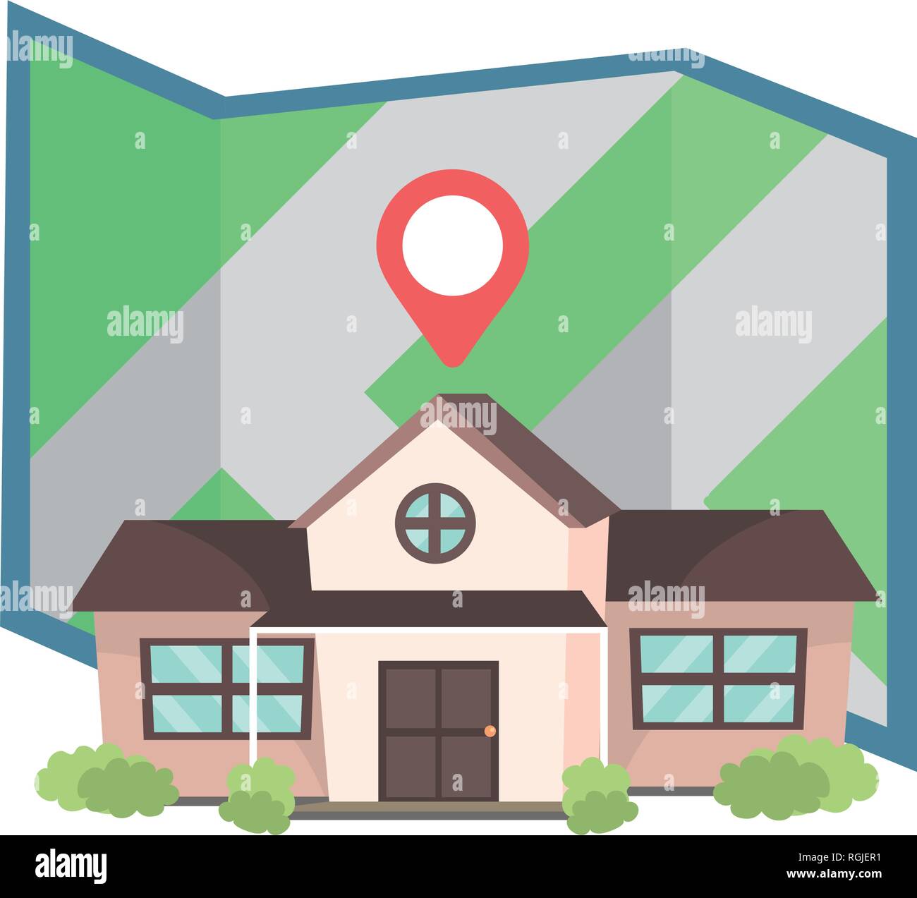 real state cartoon Stock Vector Image & Art - Alamy