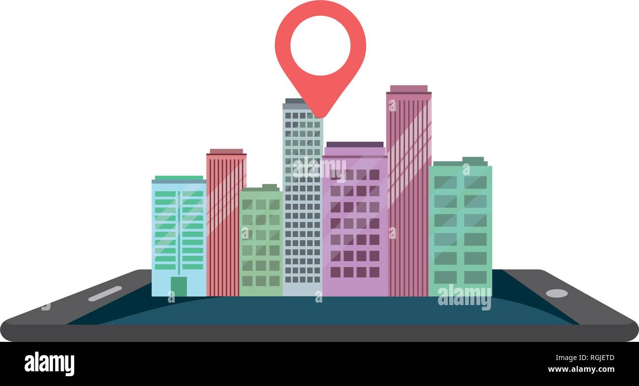 real state buildings cartoon Stock Vector Image & Art - Alamy