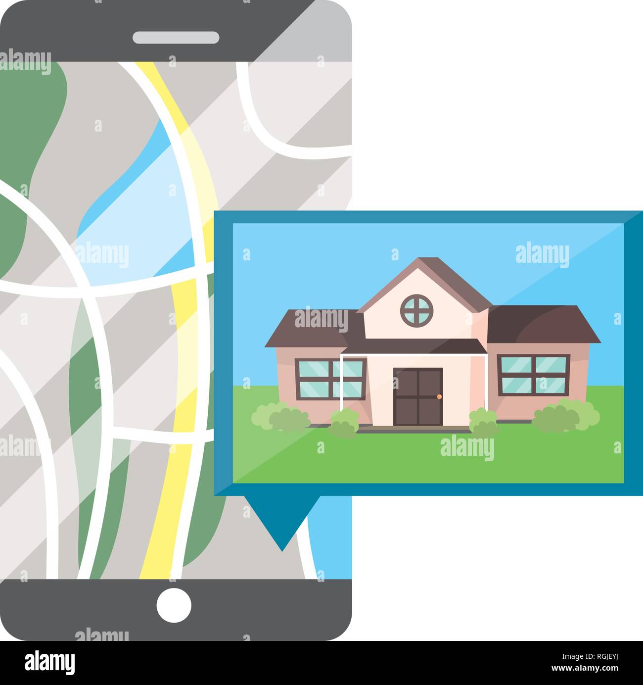 real state cartoon Stock Vector Image & Art - Alamy