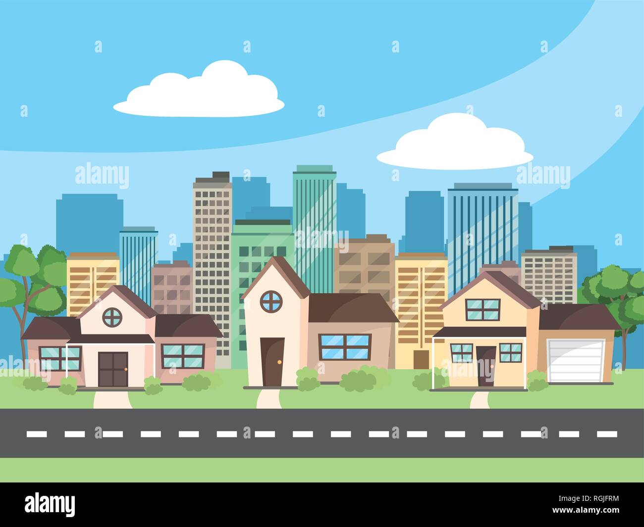 real state cartoon Stock Vector Image & Art - Alamy