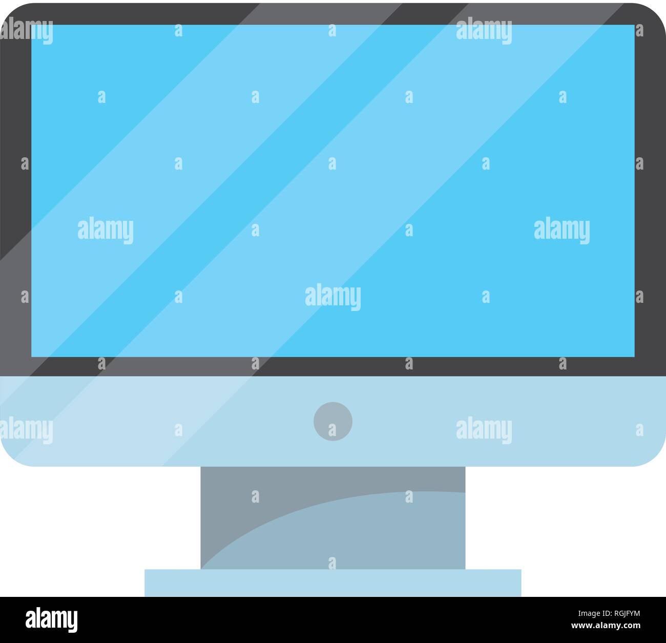 technology computer screen cartoon Stock Vector Image & Art - Alamy