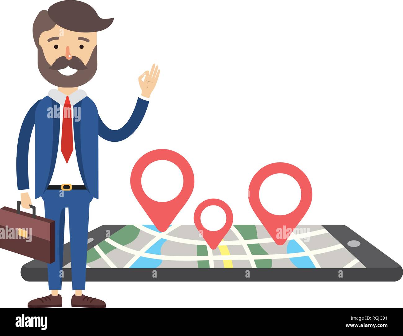 real state agent cartoon Stock Vector Image & Art - Alamy