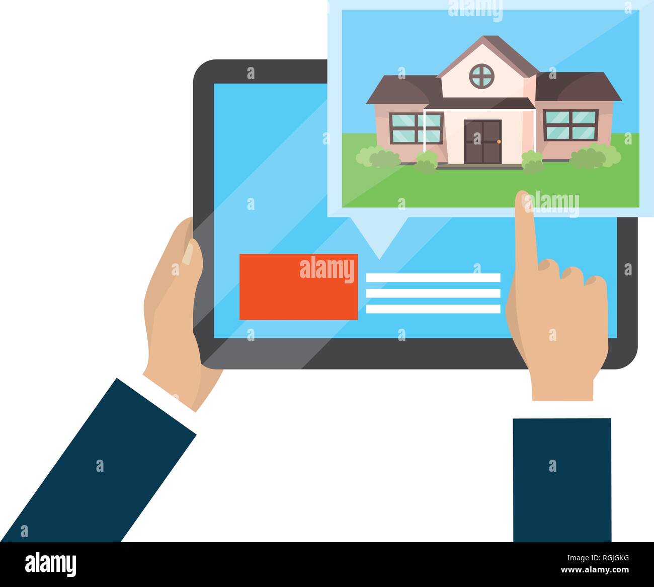 real state cartoon Stock Vector Image & Art - Alamy