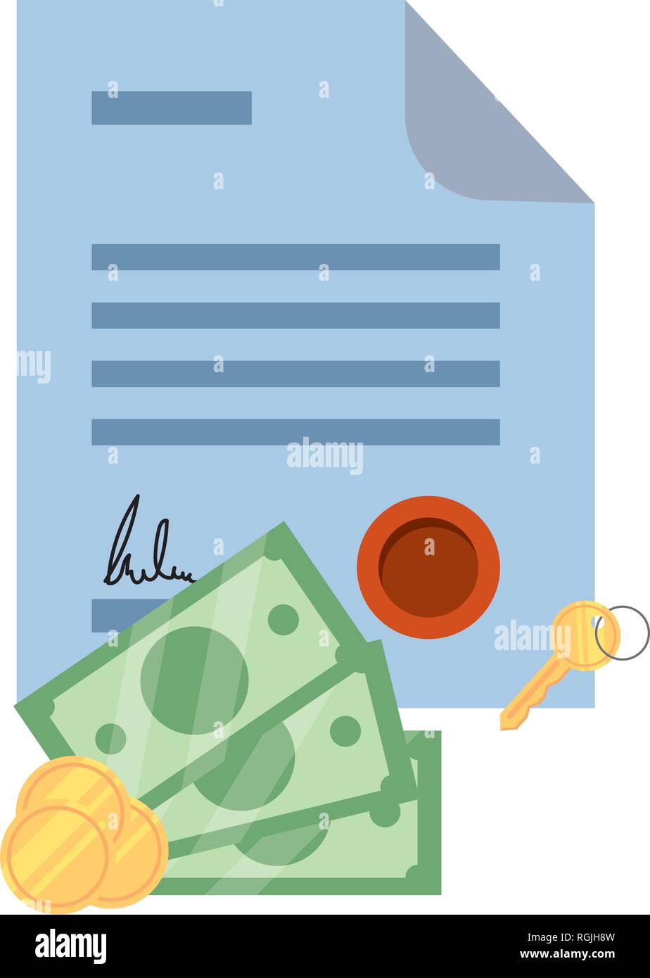 money bills cartoon Stock Vector Image & Art - Alamy