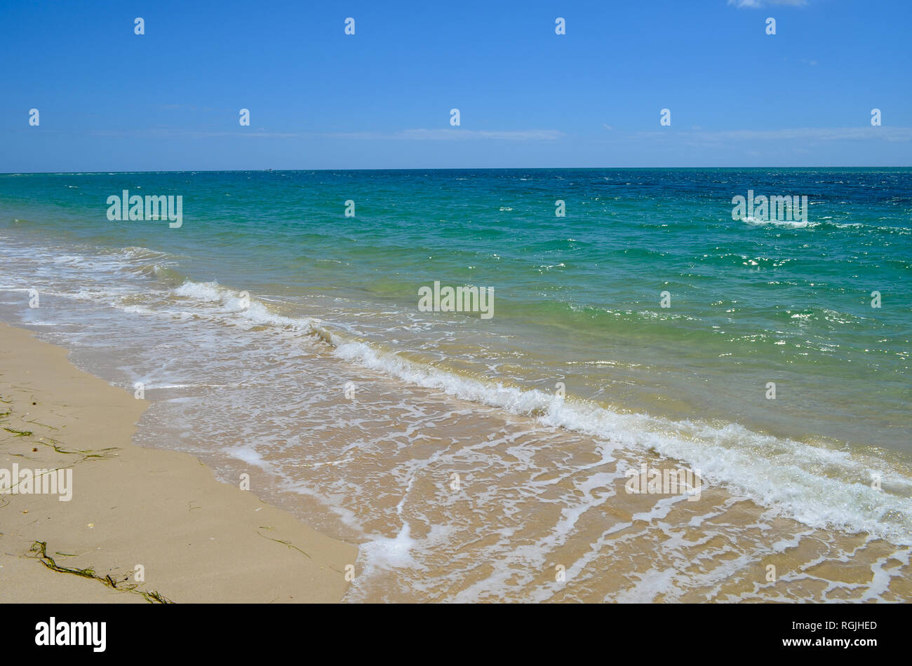 Armona island beach, part of the Ria Formosa Natural Park in the ...