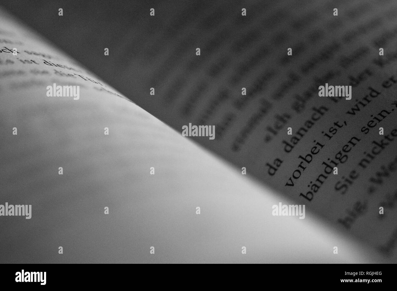 Old book blank page Black and White Stock Photos & Images - Alamy