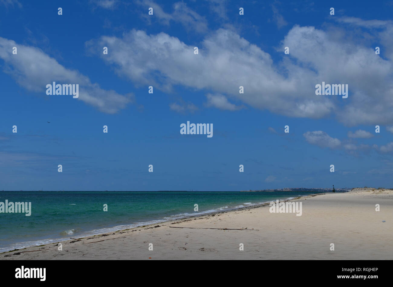 Armona island beach, part of the Ria Formosa Natural Park in the ...