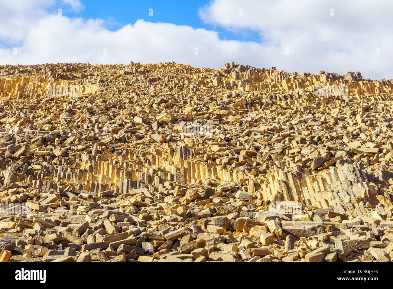 View of rock formations in the Carpentry site, part of Makhtesh (crater ...
